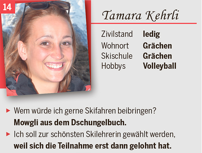 Wählen Sie die schönste Skilehrerin 2016 im Oberwallis | 1815.ch