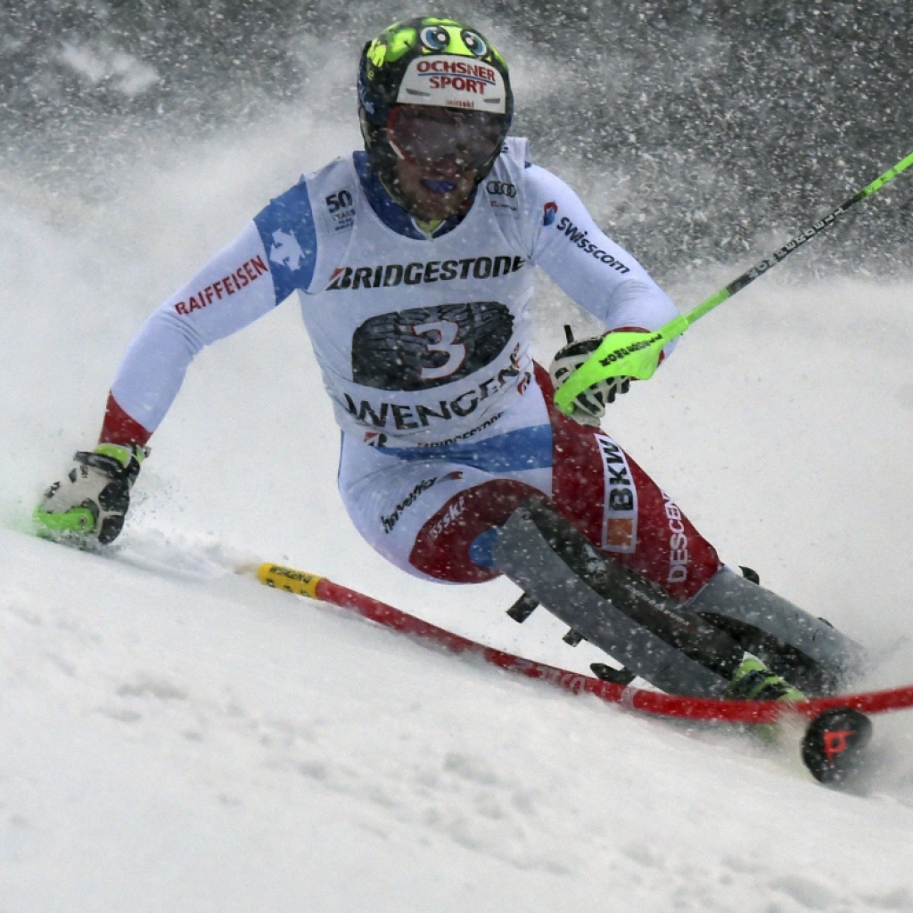 Niels Hintermann im Schneegestöber der Glücklichste | 1815.ch