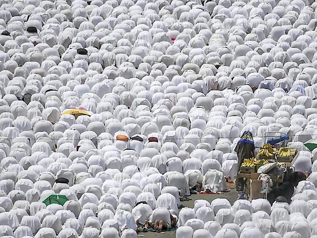 Beginn von Pilgerfahrt Hadsch in Mekka mit zwei Millionen Pilger | 1815.ch