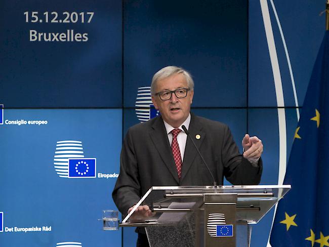 EU erwartet schwierige nächste Etappe beim Brexit | 1815.ch